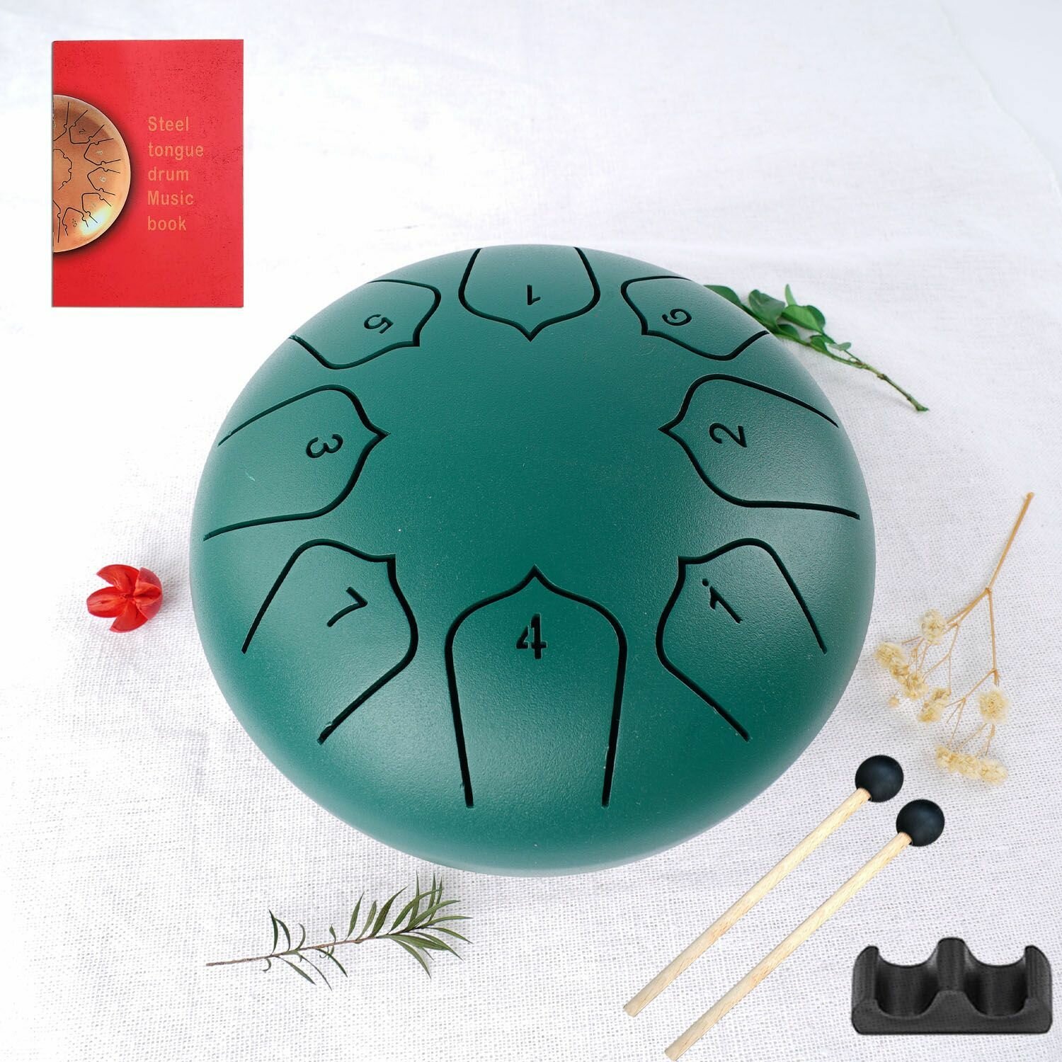 Эфирный барабан 6-тональный 8-тональный 11-тональный 13-тональный профессиональный ударный инструмент для начинающих, детский беззаботный стальной язычковый барабан