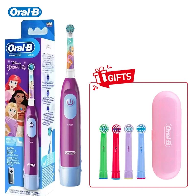 Детская электрическая зубная щетка Oral B DB5510K B 4 heas Box