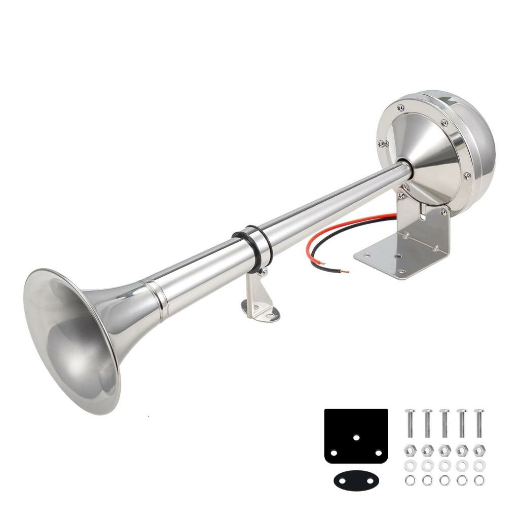 Морской ревун 125 дБ из нержавеющей стали, Одиночная трубка