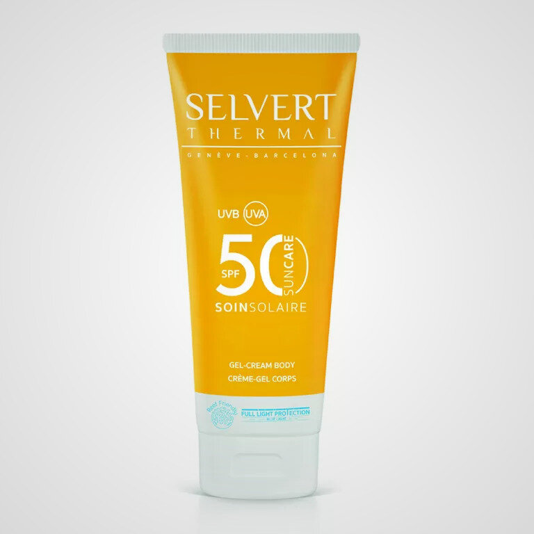 Крем-гель для тела SPF 50 200 мл Selvert Thermal Gel-Cream Body SPF 50 Крем-Гель 200 мл