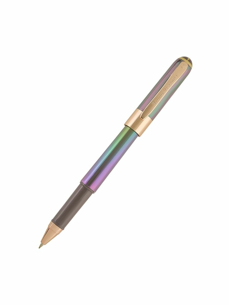 Ручка шариковая Bruno Visconti MONACO PEARL, цвет корпуса серый, золотая фурнитура, 0.5 мм, цвет чернил синий