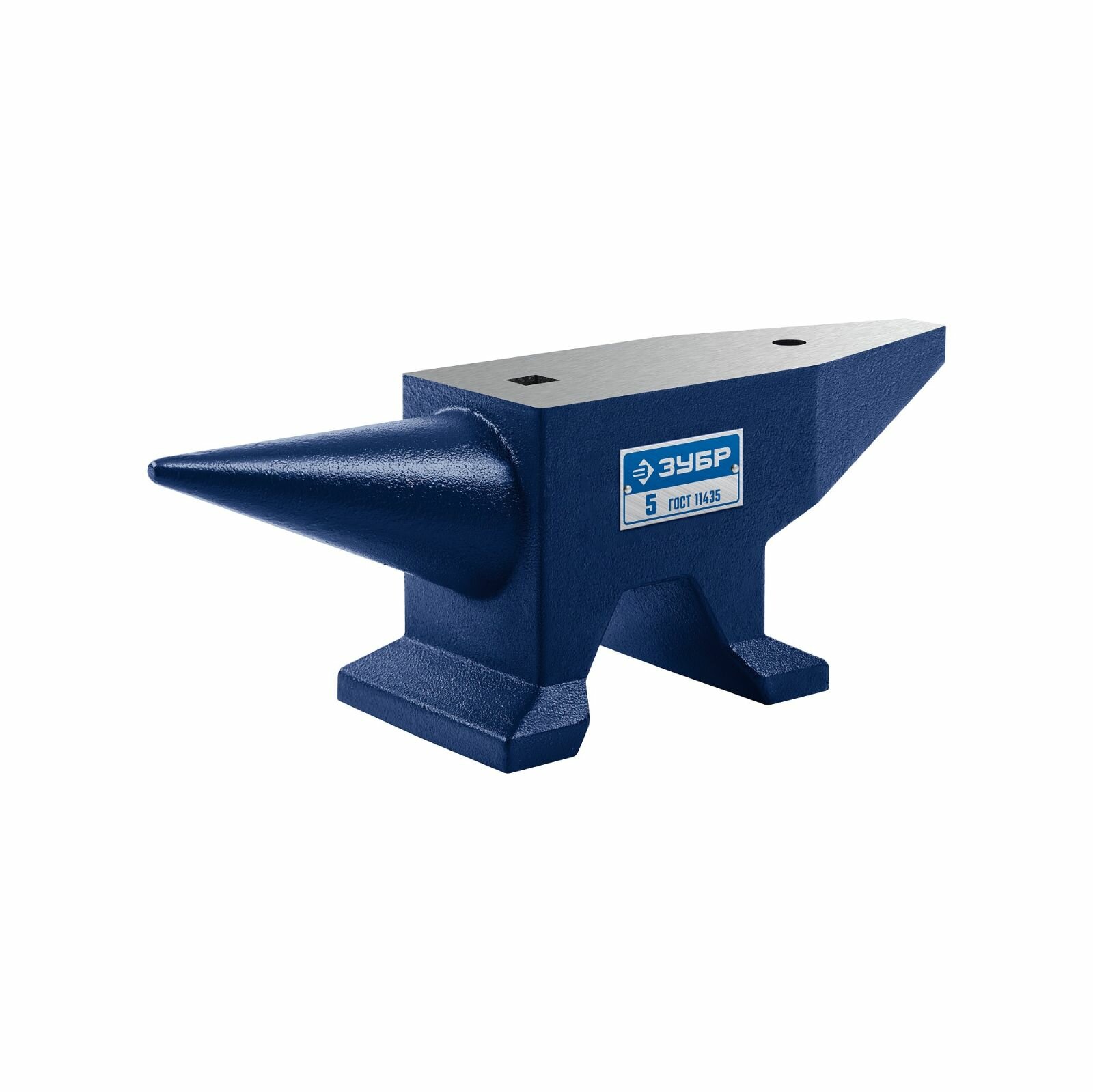 Наковальня стальная ЗУБР 5 кг, стальная, Профессионал, 2 крепежных отверстия