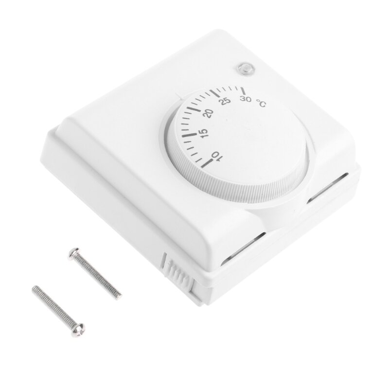 220V 6A Механический Комнатный Термостат Регулятор Температуры для Кондиционера Напольный Газовый Котел Отопления Универсальный