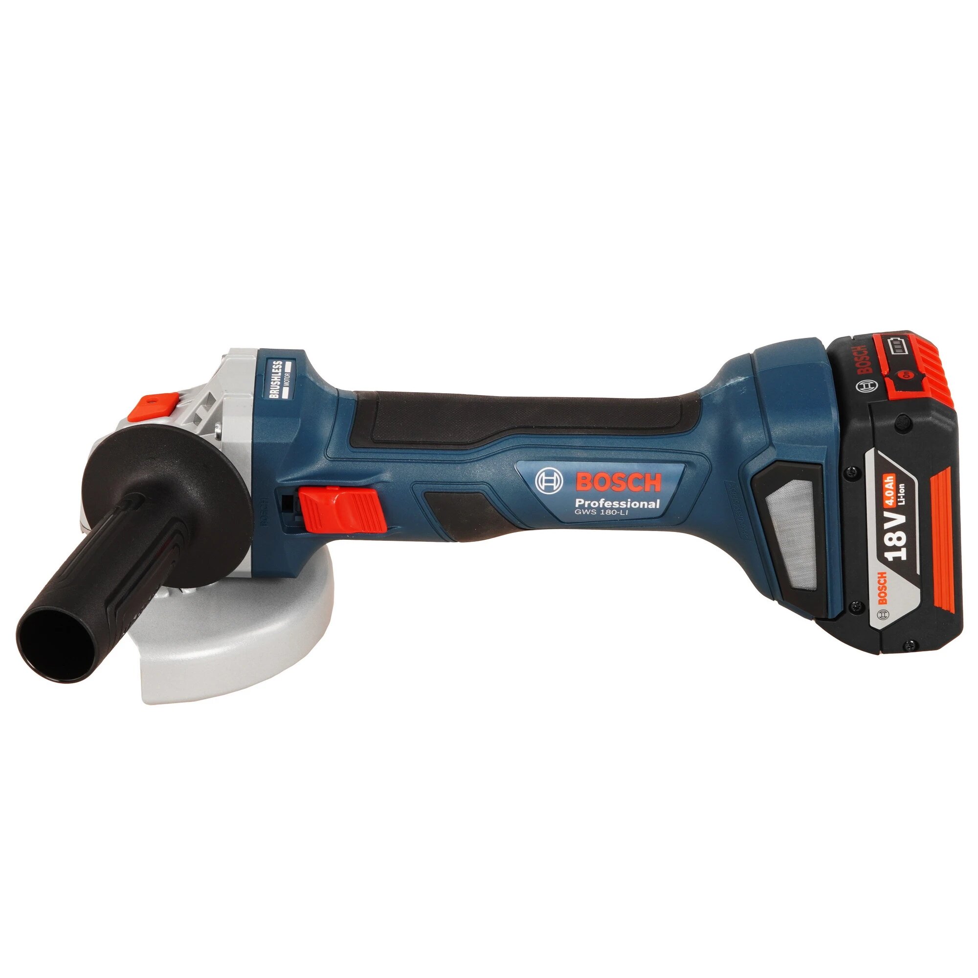 Угловая шлифмашина Bosch GWS 180-LI Professional 06019H9020 (без АКБ), диск 125 мм, 11000 об/мин