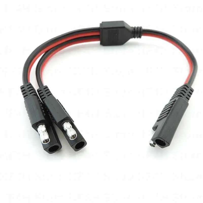 SAE удлинительный кабель питания 14AWG 20A 0,3 м