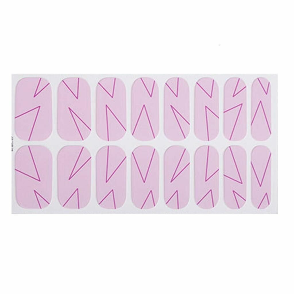 Наклейки для ногтей цветы френч, - 14