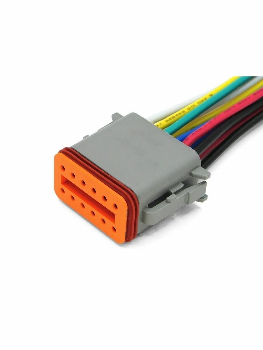 Разъём 12 pin CARGEN AX81212 для Газ, КамАЗ, МАЗ, Урал, DAF, IVECO, MAN / ДАФ, Ивеко, МАН