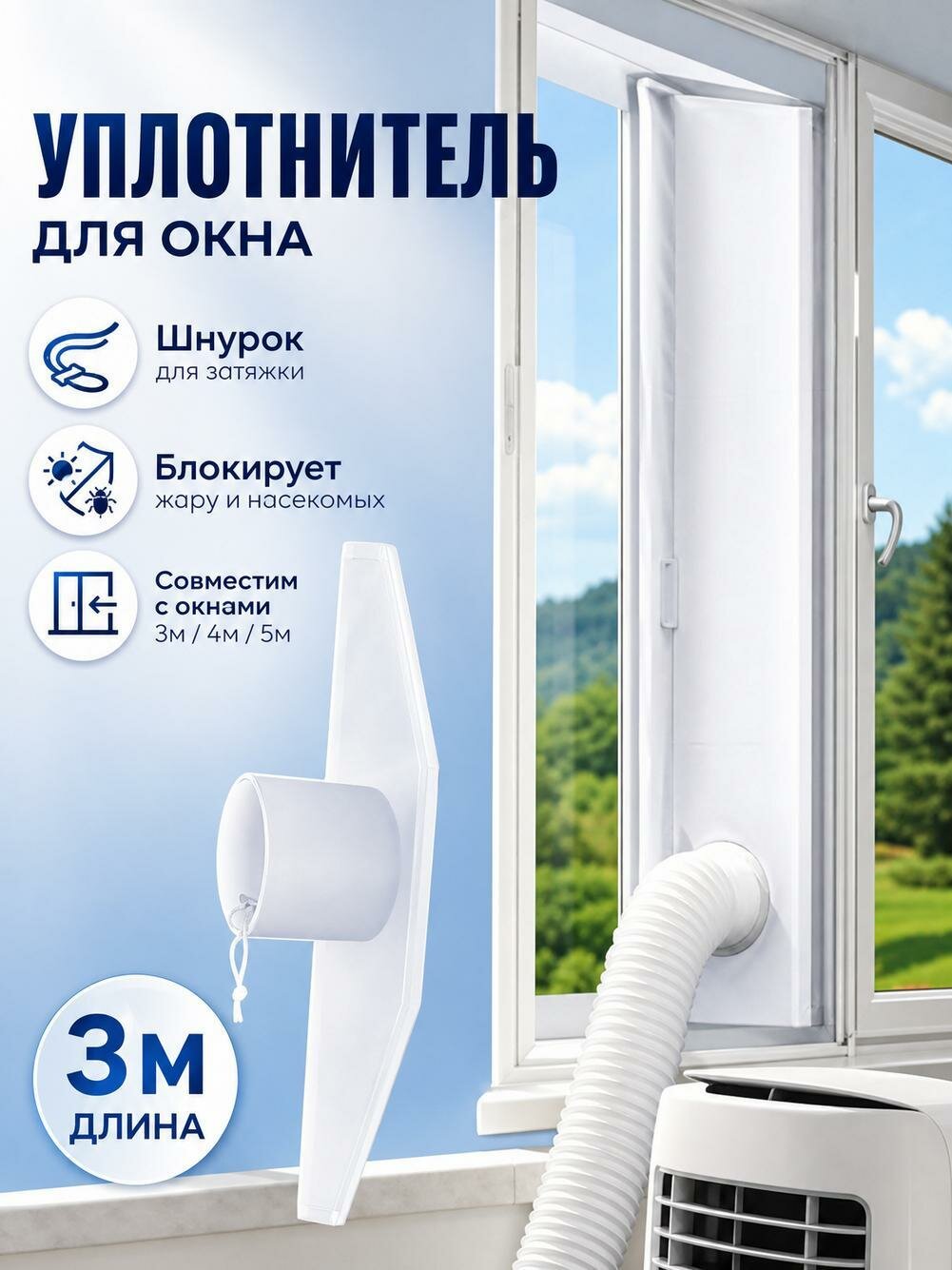 Уплотнитель для мобильного кондиционера, Шлюз для мобильного кондиционера