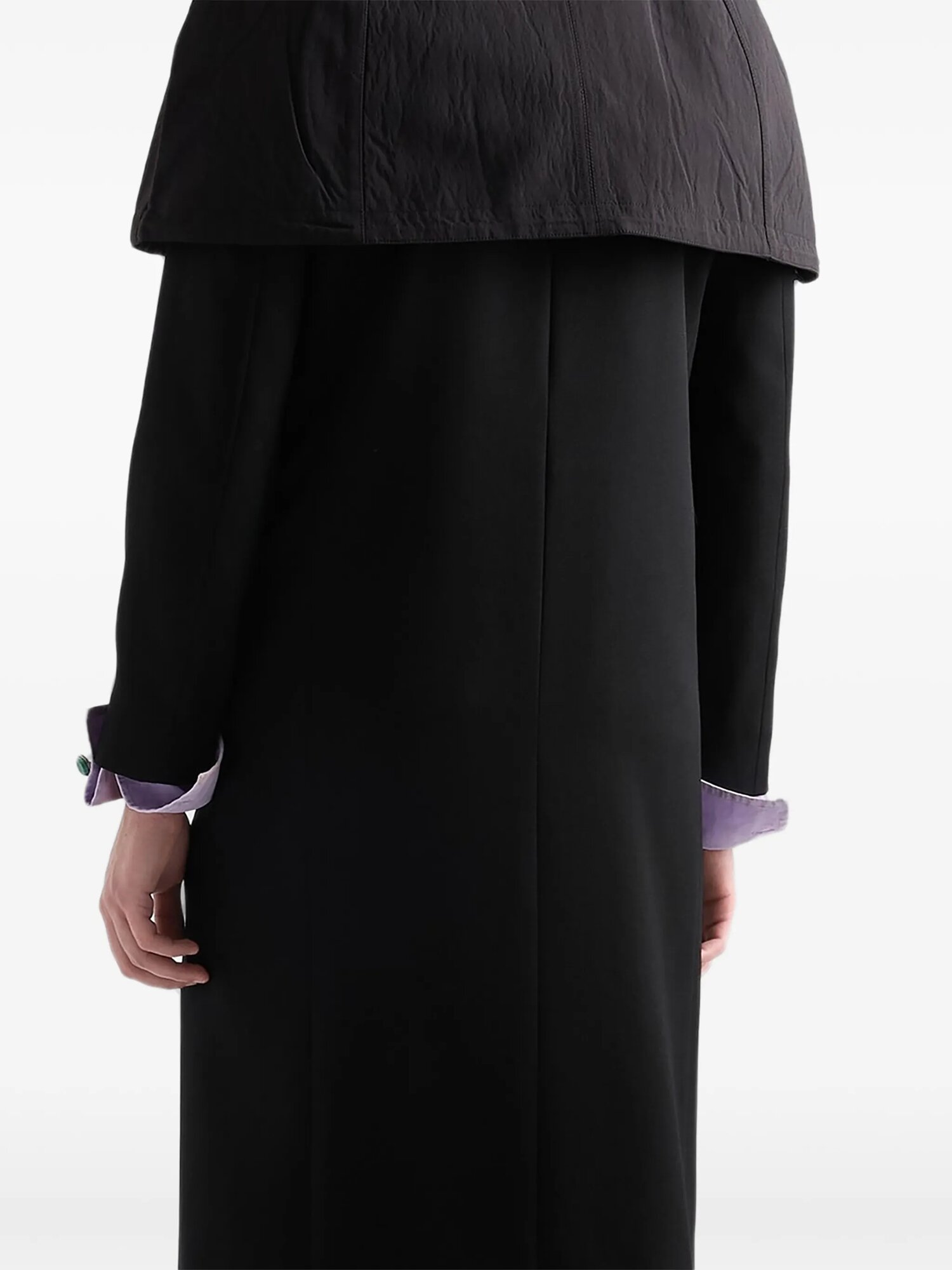 Накидка Prada, размер 50, black — фото 1
