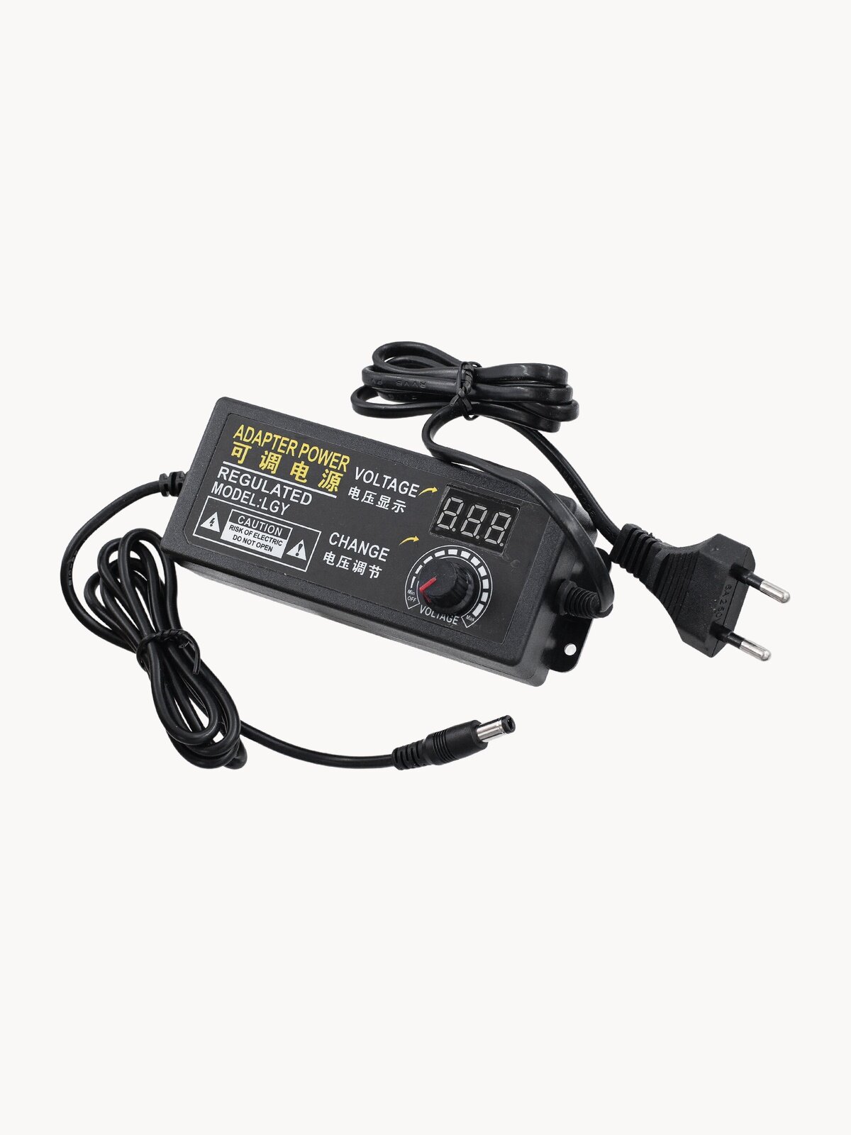 Регулируемый блок питания 9-24V 3A 5.5x2.5 (72W) для терминалов / трансформаторов / светодиодных лент / систем видеонаблюдения / маникюрных ламп