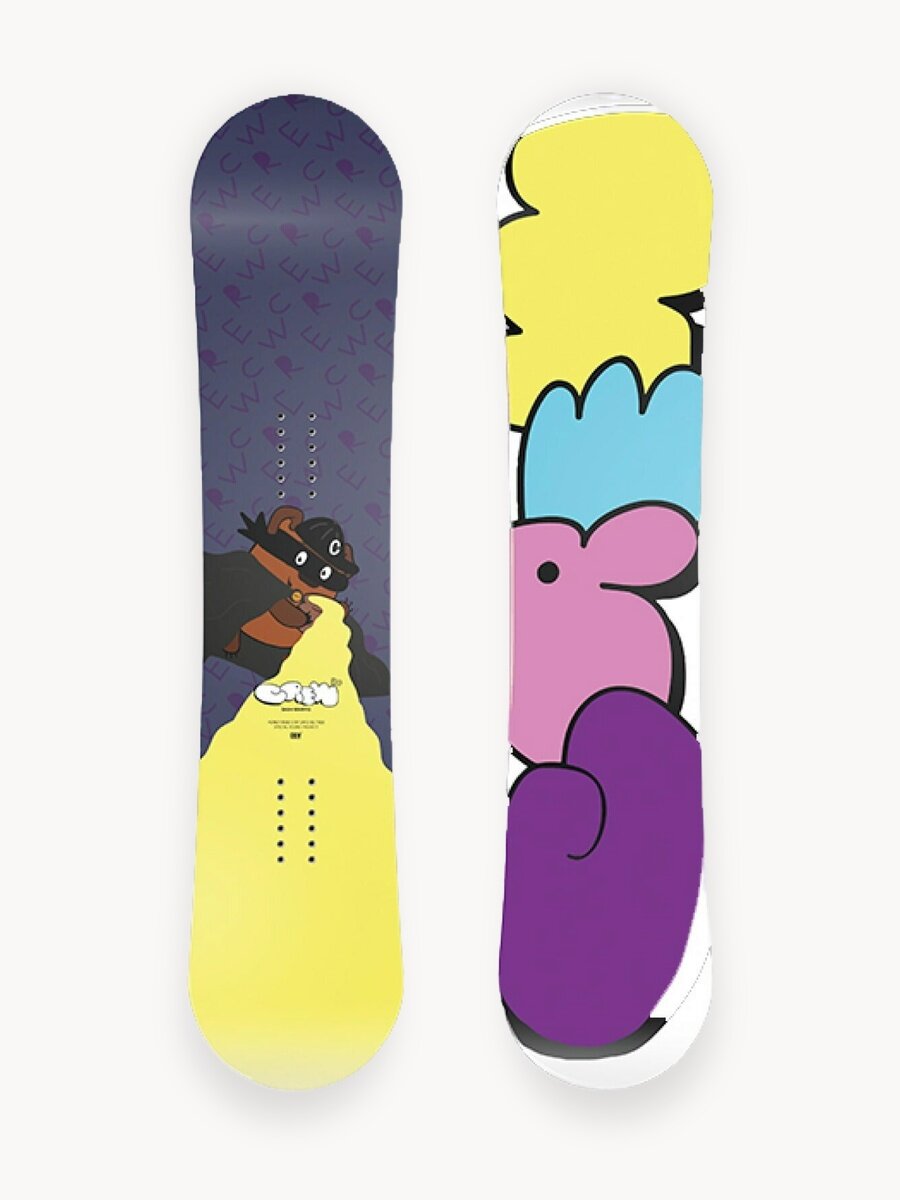 Сноуборд Crew Girlz LILJOHN (135, Желтый)