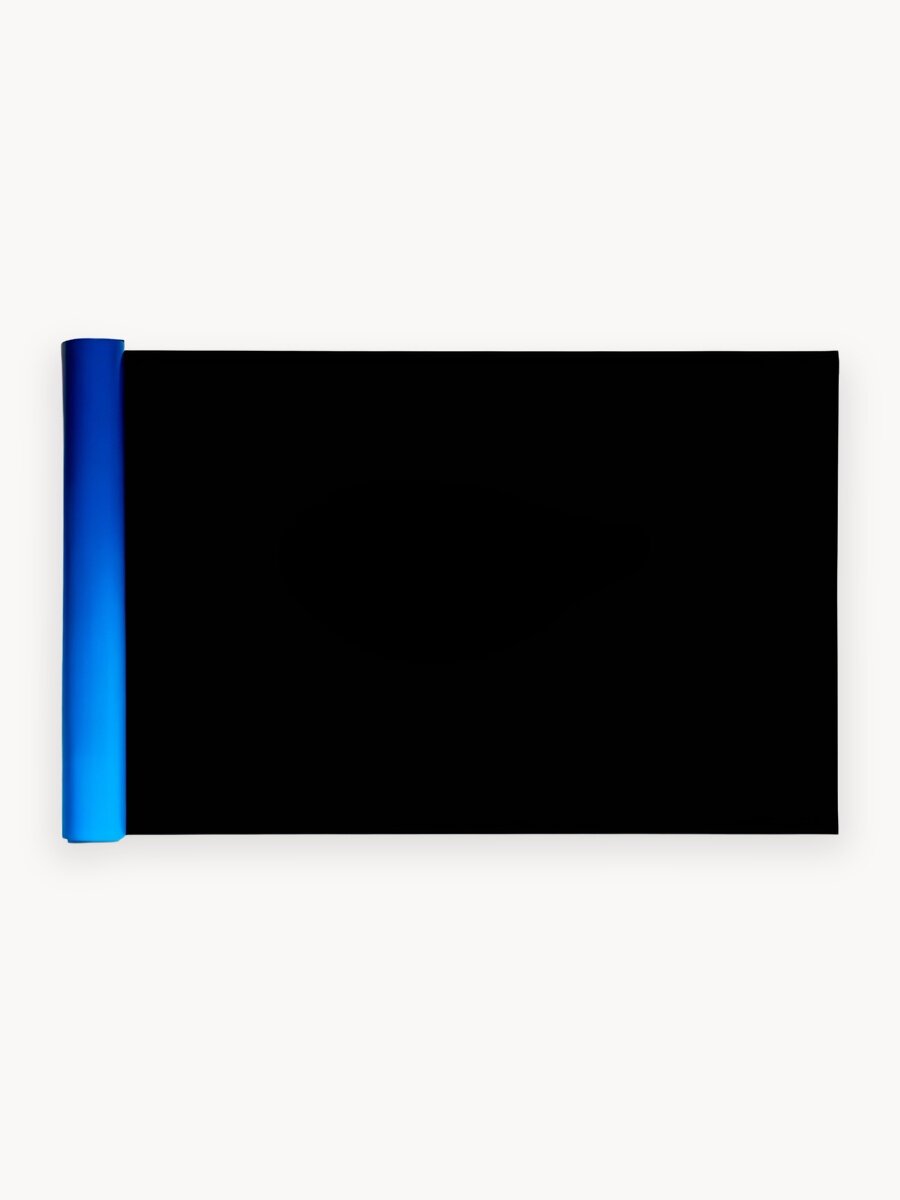 Фон для аквариумов и террариумов двухсторонний, черный/тёмно-синий, однотонный с градиентом, высота 50 см длина 100 см.