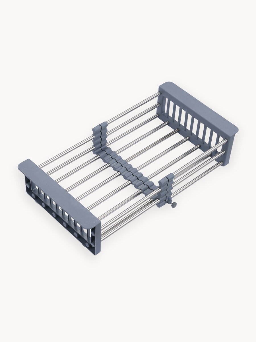 Коландер для мойки раздвижной 215х300-440мм серый