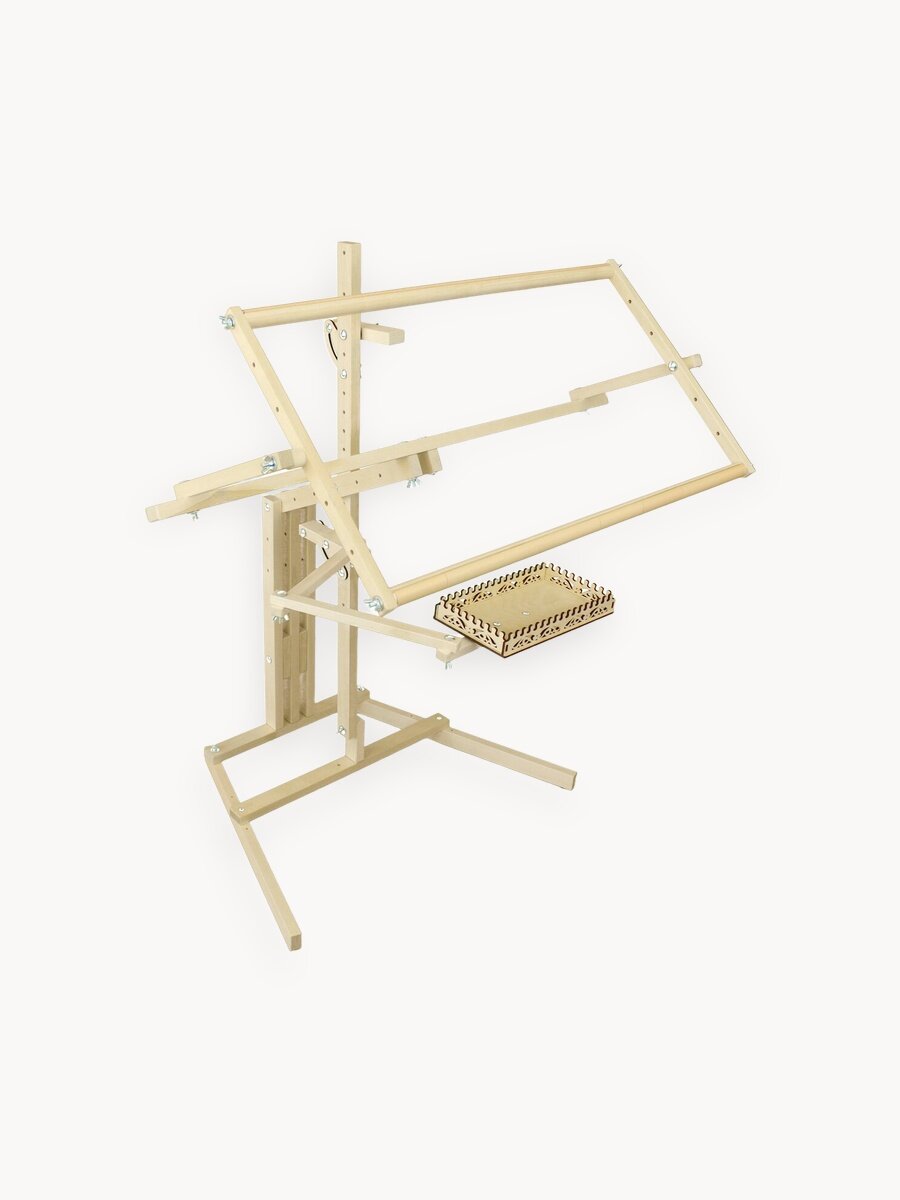 Станок напольный "Официант-4" с клипсами (НПО-4-К)