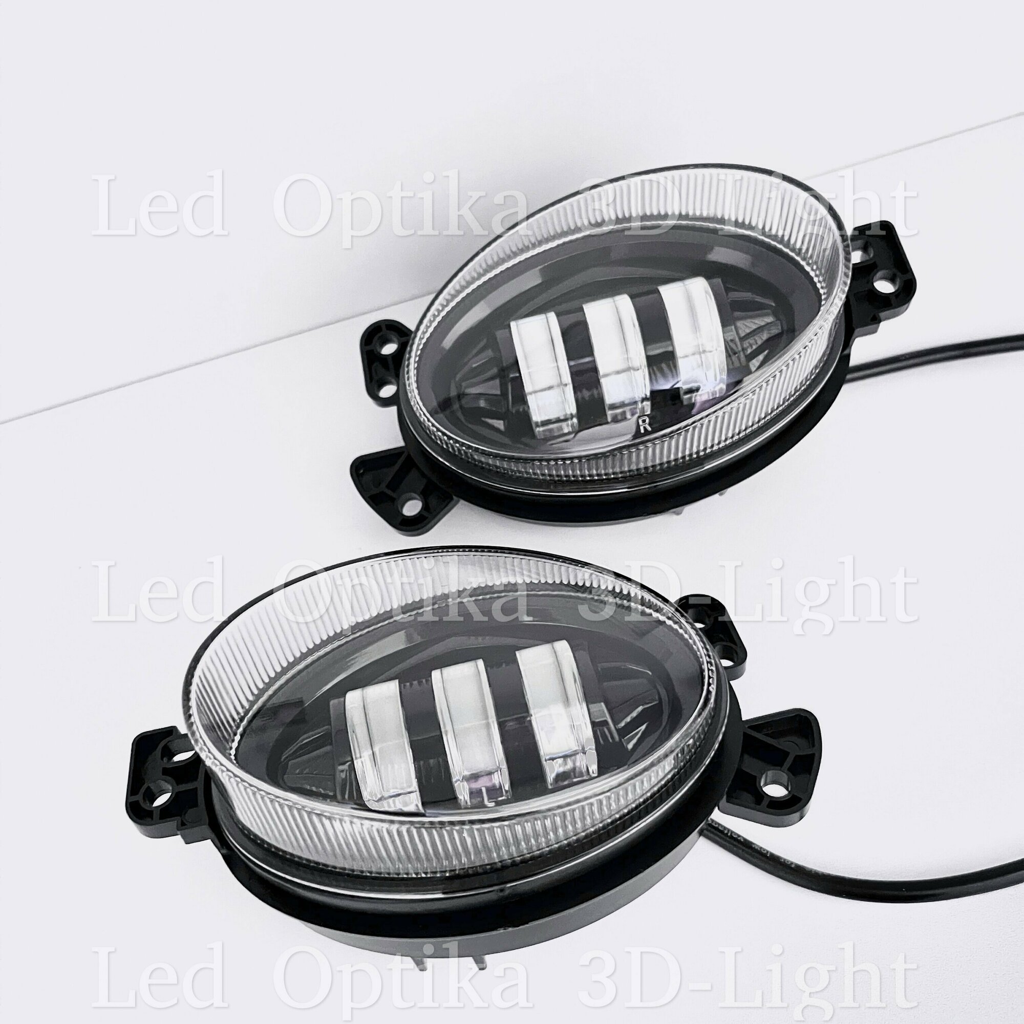 Противотуманные фары LED светодиодные Sal-man Однорежимные белый свет, 50w, Mercedes-Benz