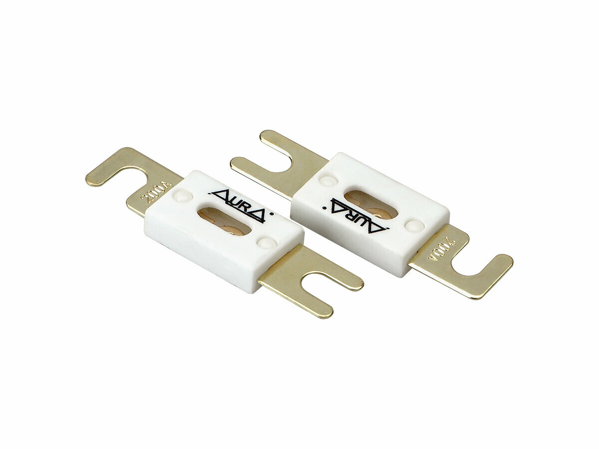 Предохранитель AurA ANL FAL-C202 200 A, керамический корпус, 2шт.