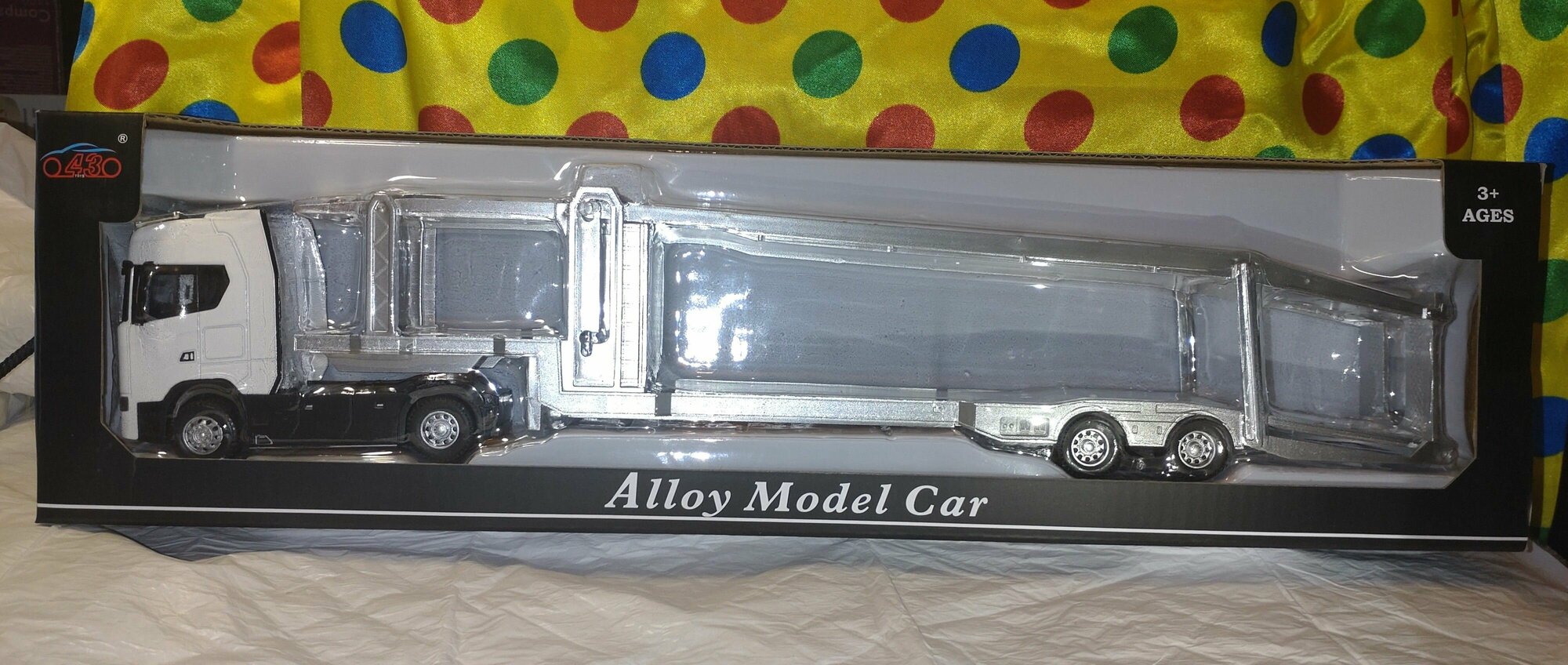 Коллекционная Модель грузовика/тягач автовоз/Скания.