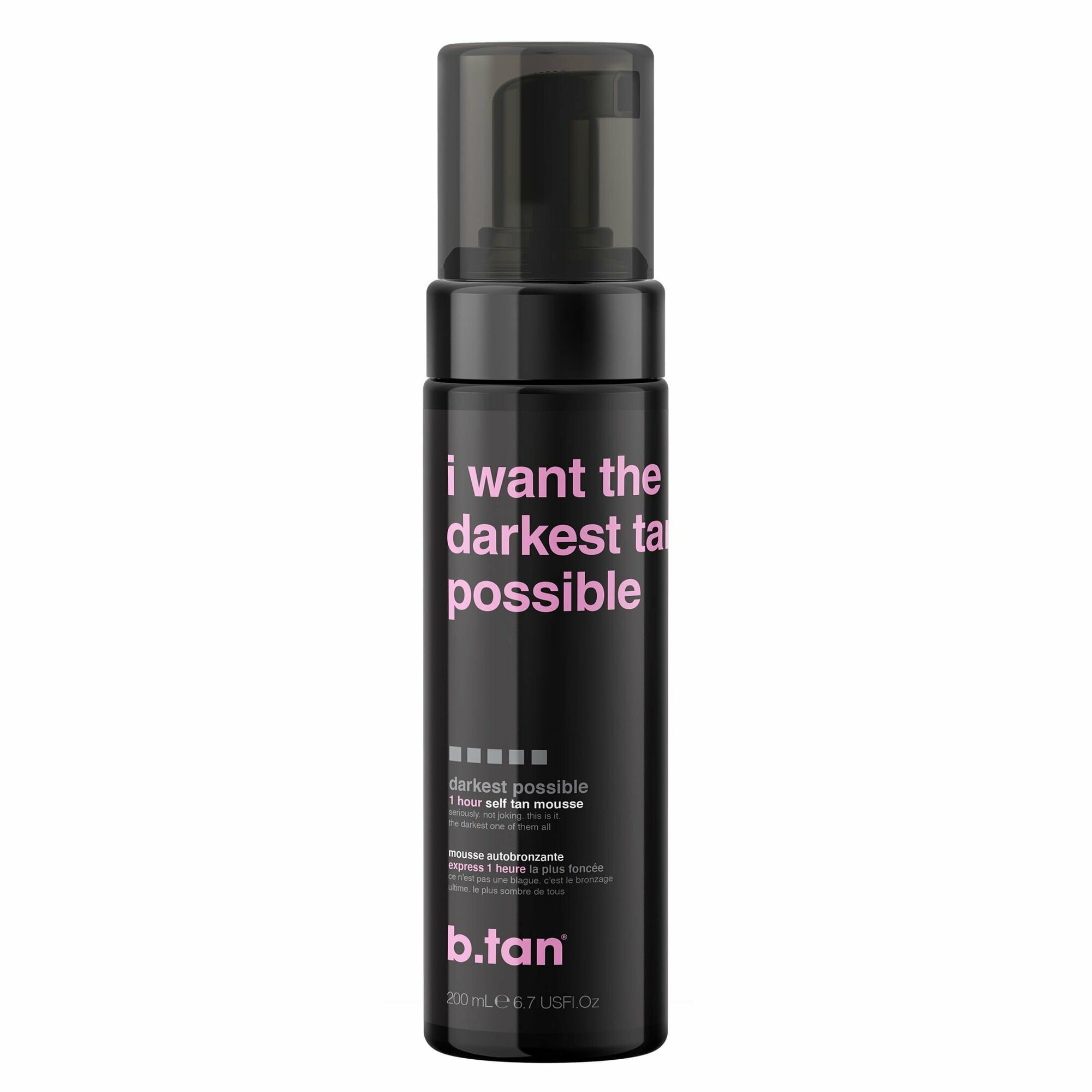 B.TAN Мусс-Автозагар для тела I Want The Darkest Tan Possible Self Tan Mousse