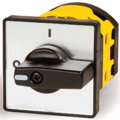 DKC Серебряная площадка и черн. ручка, 48х48, на винты