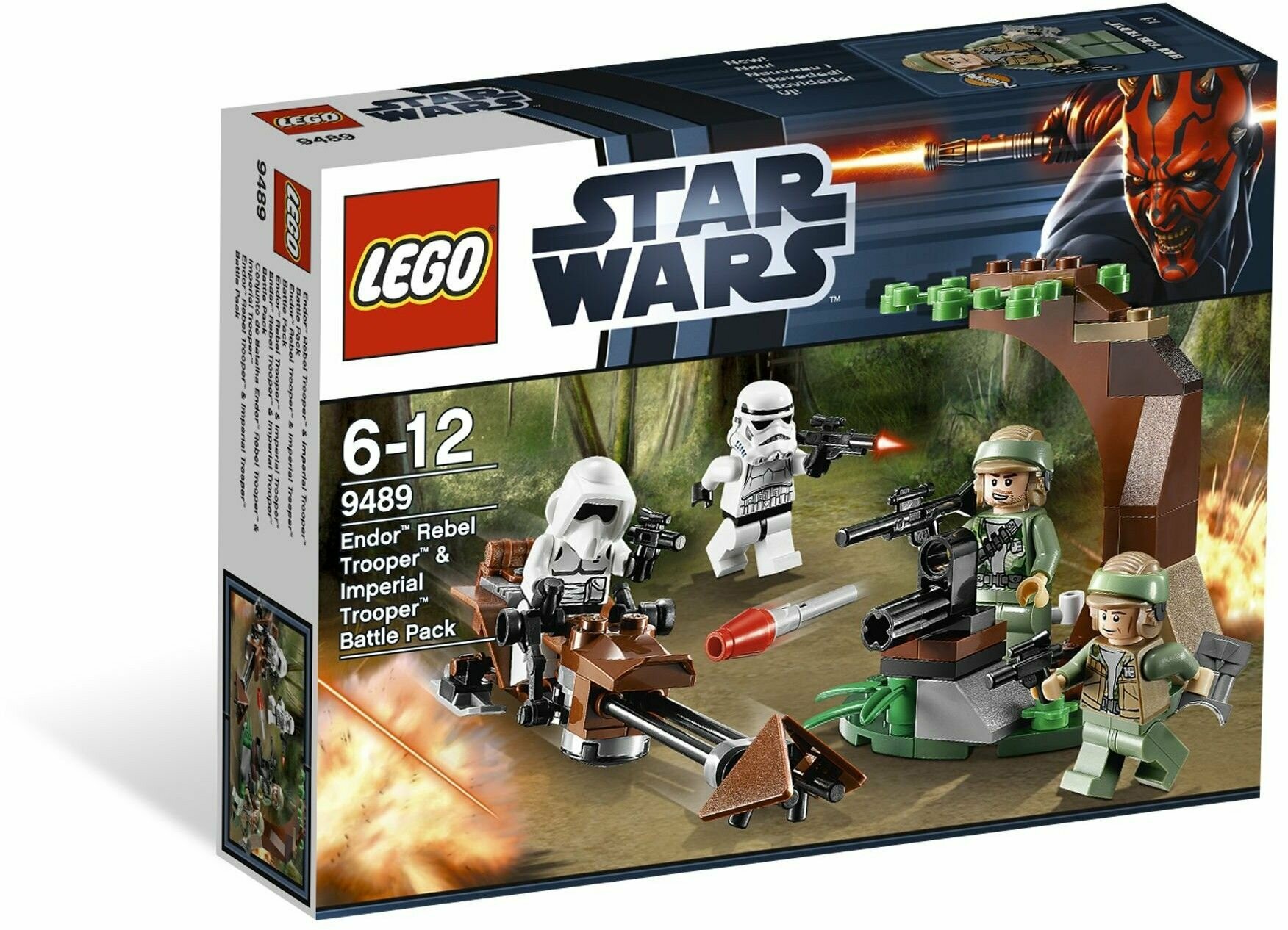 Конструктор LEGO Star Wars 9489 Endor Rebel Trooper & Imperial Trooper Battle Pack (Боевой комплект: повстанцы на Эндоре и штурмовики Империи)