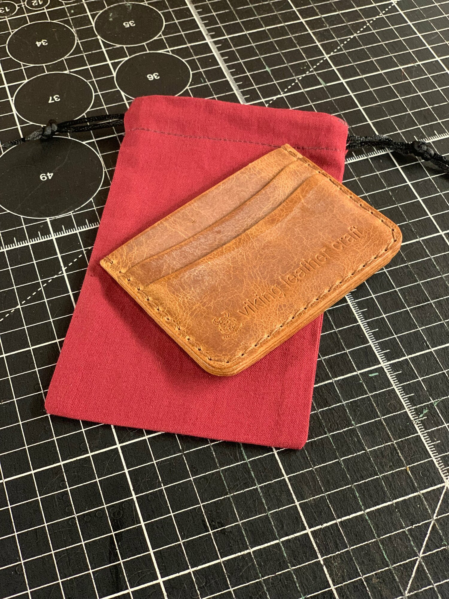 Картхолдер viking leather craft