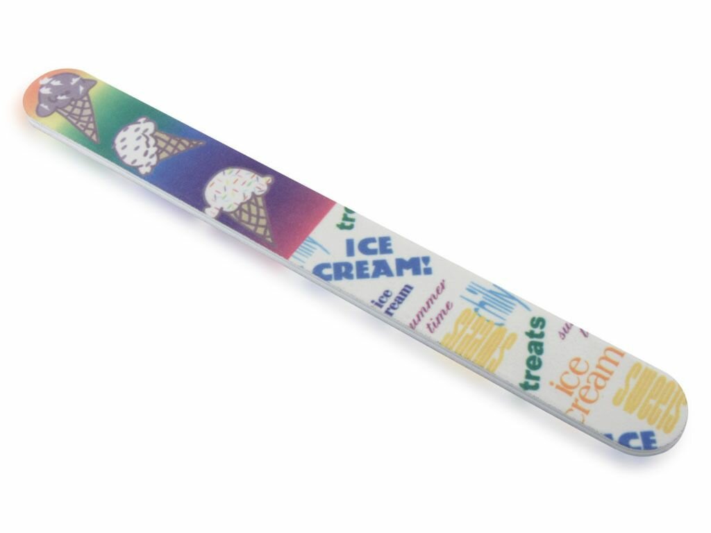 Ellis Cosmetic Пилка Прямая ICE CREAM, 150/220