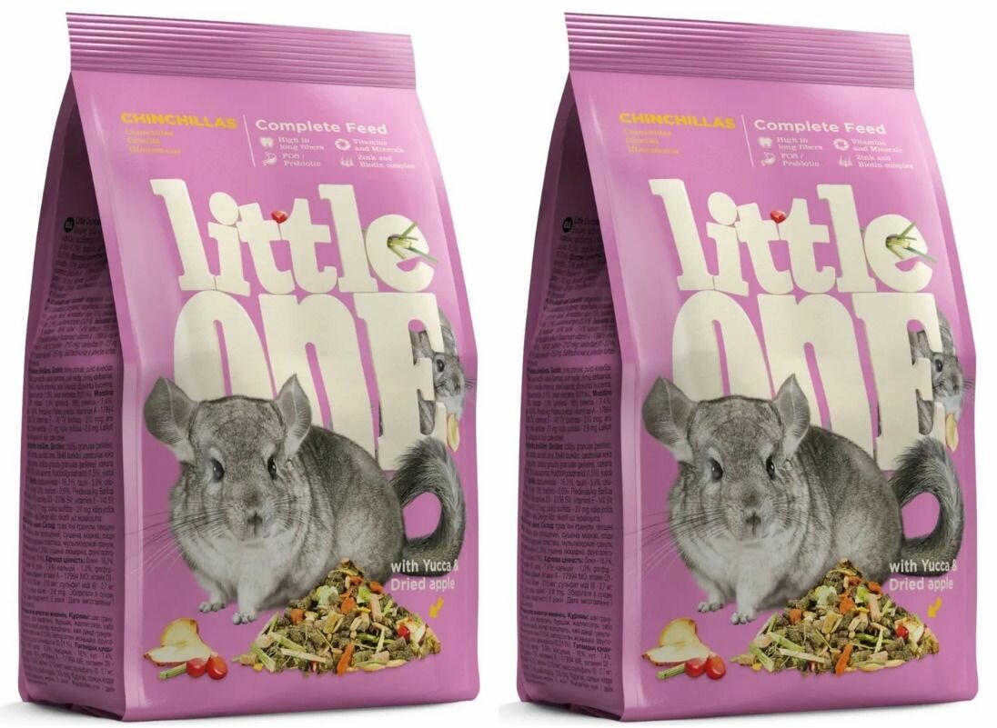 Little One Корм сухой для шиншилл, 400 г, 2 уп