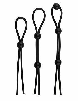 Мужское лассо для пениса. Набор из 3 шт .