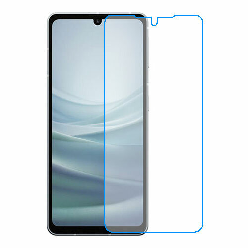 Скрин Мобайл защитный экран для Sharp Aquos sense7 из нано стекло 9H