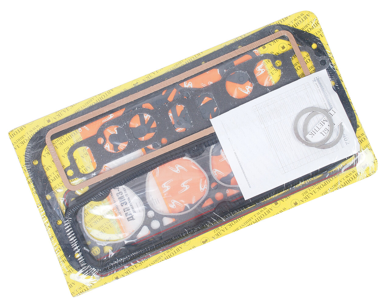 Прокладка двигателя ГАЗ-2410,3302 комплект герметик автопрокладка