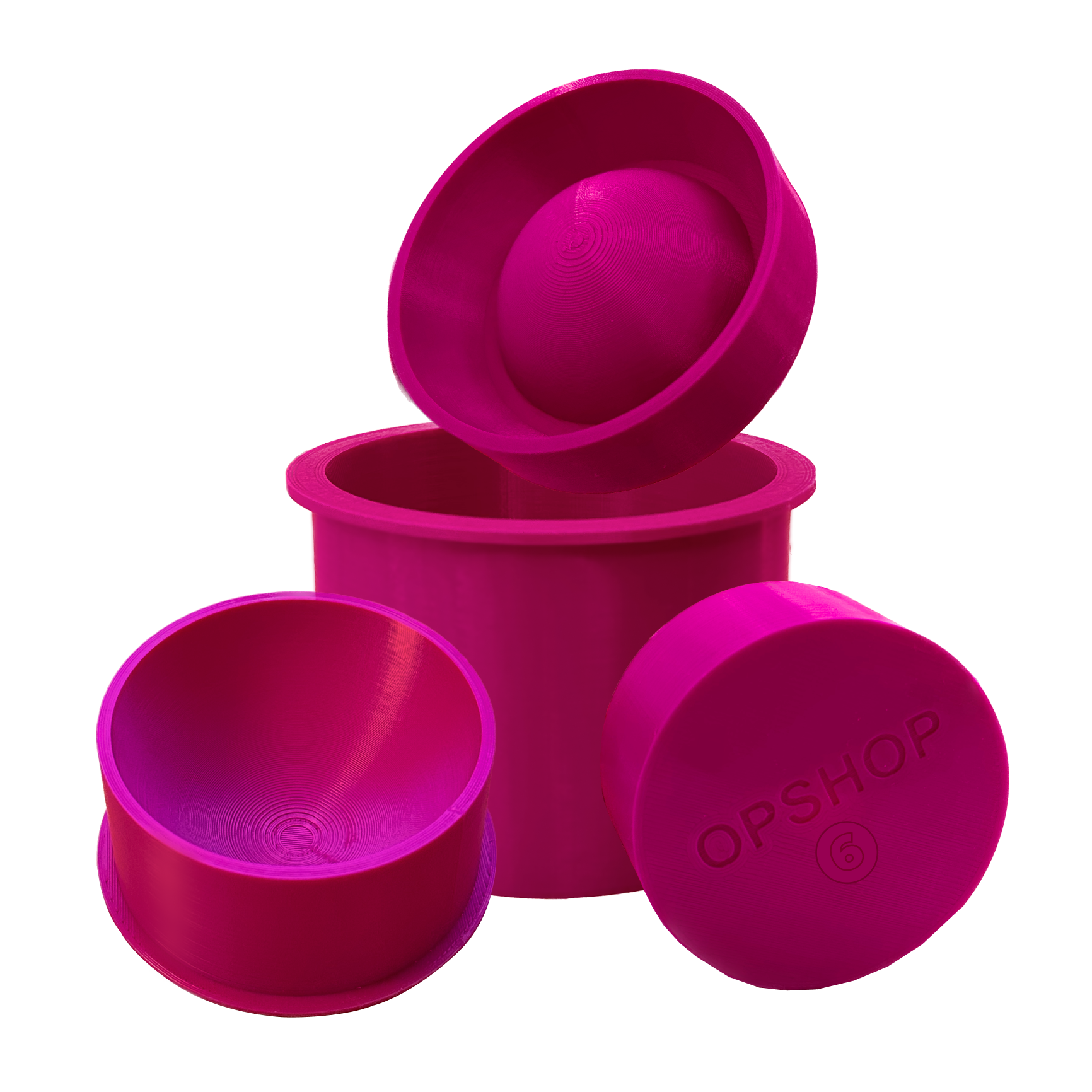 3Д форма для бомбочек "Сфера+Чаша" 6см