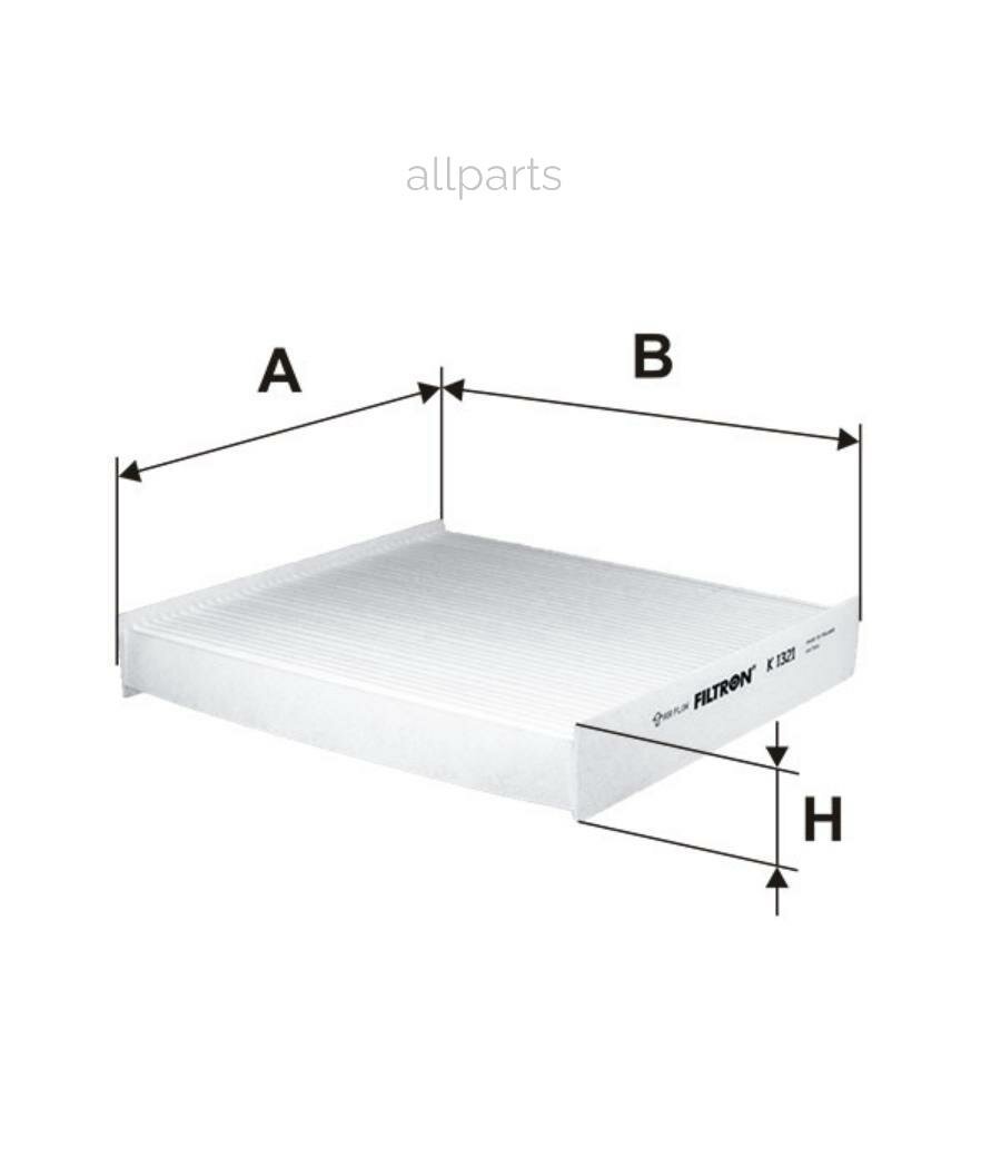 FILTRON K1321 Фильтр салона Dacia Logan II, Sandero II Renault Captur, Clio I FILTRON K1321