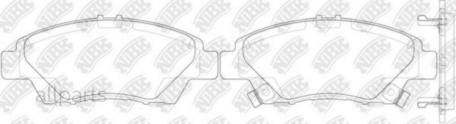 NIBK PN8868 Колодки передние NIBK PN8868