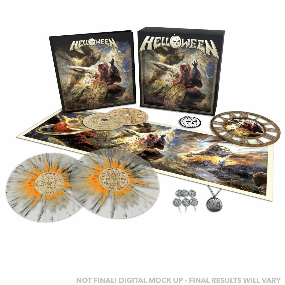 Виниловая пластинка Helloween - Helloween (Limited Edition Earbook Boxset) (Transparent/Orange Splatter Vinyl) (2 CD)
