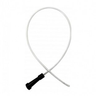 Катетер урологический (катетер Нелатона) мужской 10 CH/FR, 40см, стерильный (черный) (100 шт/уп)