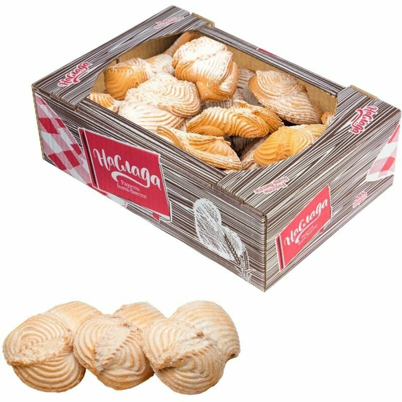 Печенье сдобное Наслада Хворост песочный, 1,8 кг
