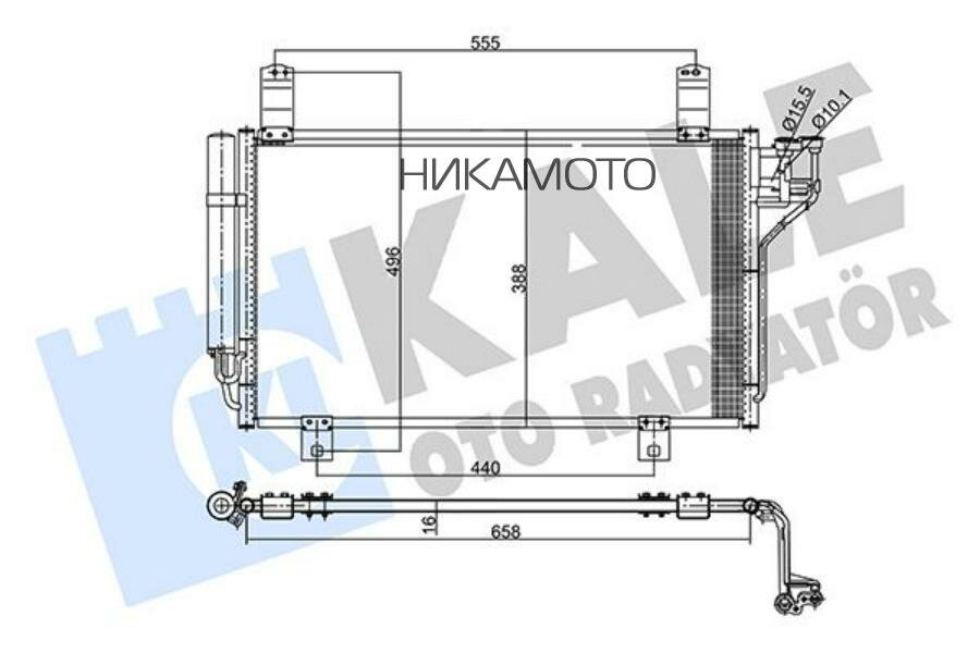 KALE 357795 Радиатор MAZDA CX-5 11-