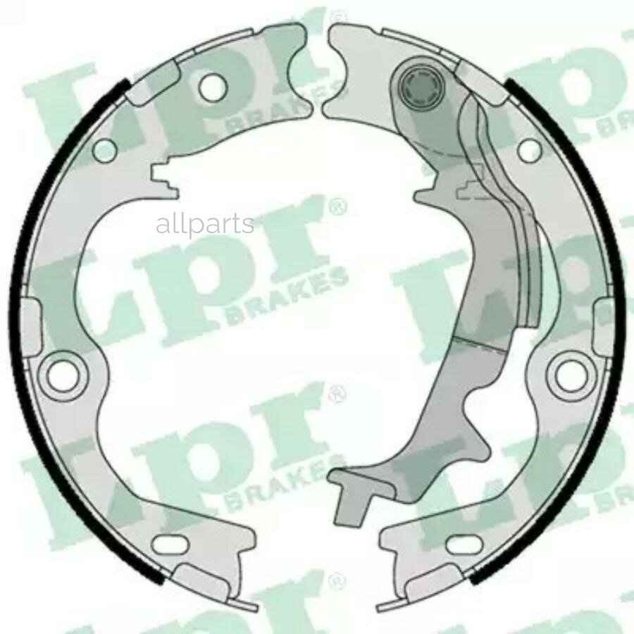 LPR 01116 Колодки ст. тормоза KIA SPORTEGE 10-/HYUNDAI IX 35 10-