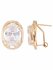 Серьги Lotus Jewelry, хрусталь, бесцветный