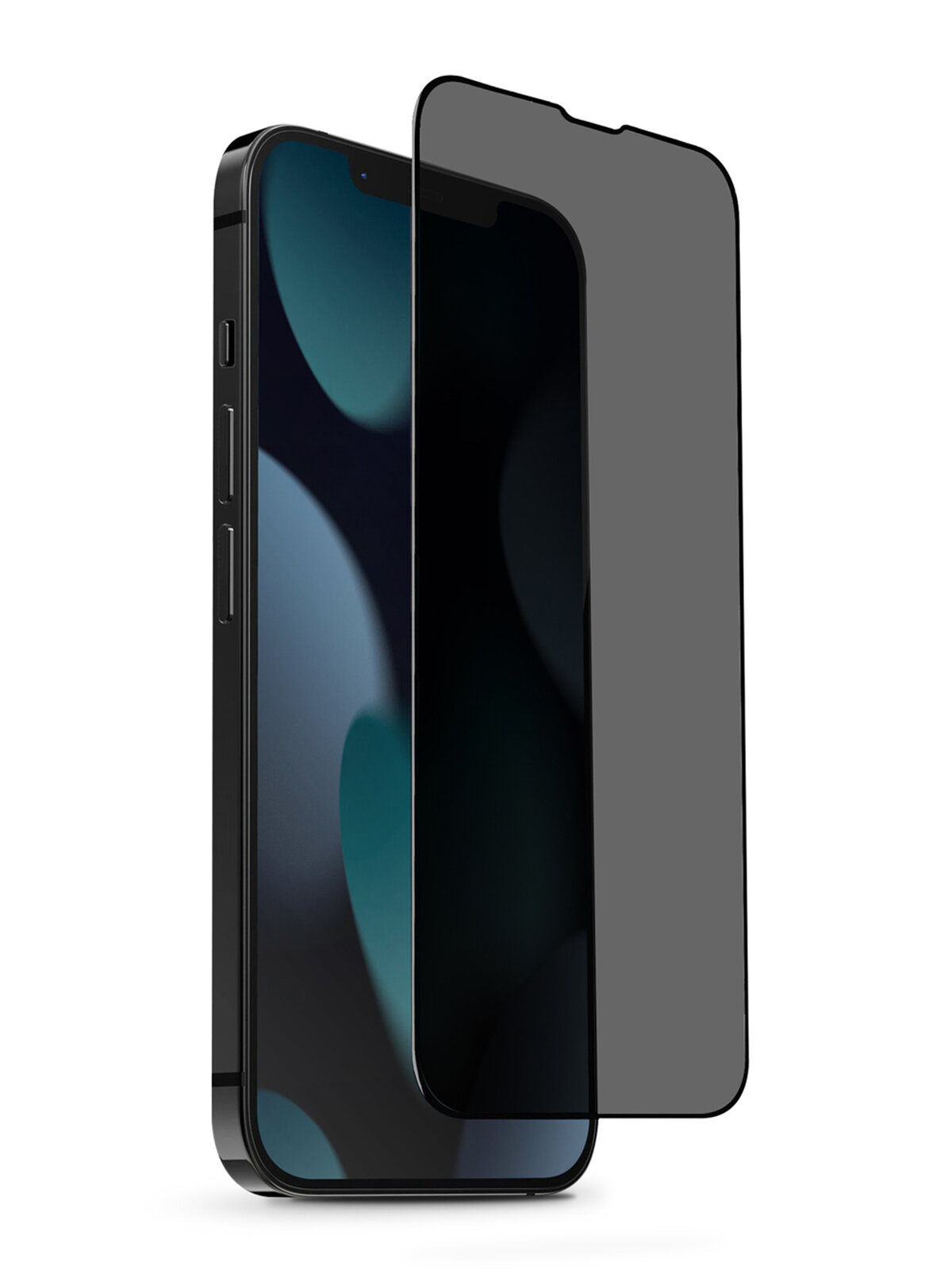 Uniq стекло для iPhone 17e/16e/13/13 Pro/14 OPTIX Privacy Clear/Black (+installer)