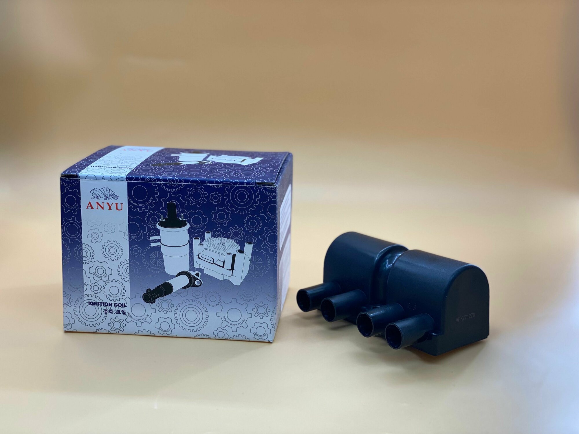 Катушка зажигания ANYU для CHEVROLET Aveo T200. T250, Lanos T100; DAEWOO Matiz (M100. M150 1.0); OPEL Antara (2.4 Z24XE 2007-)