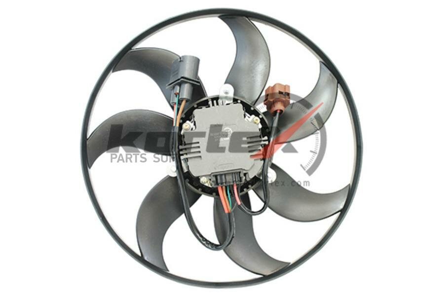 KFD011 KORTEX Вентилятор радиатора AUDI/VW/SKODA GOLF 5/6/PASSAT 05/OCTAVIA/JETTA 3/TIGUAN/CC