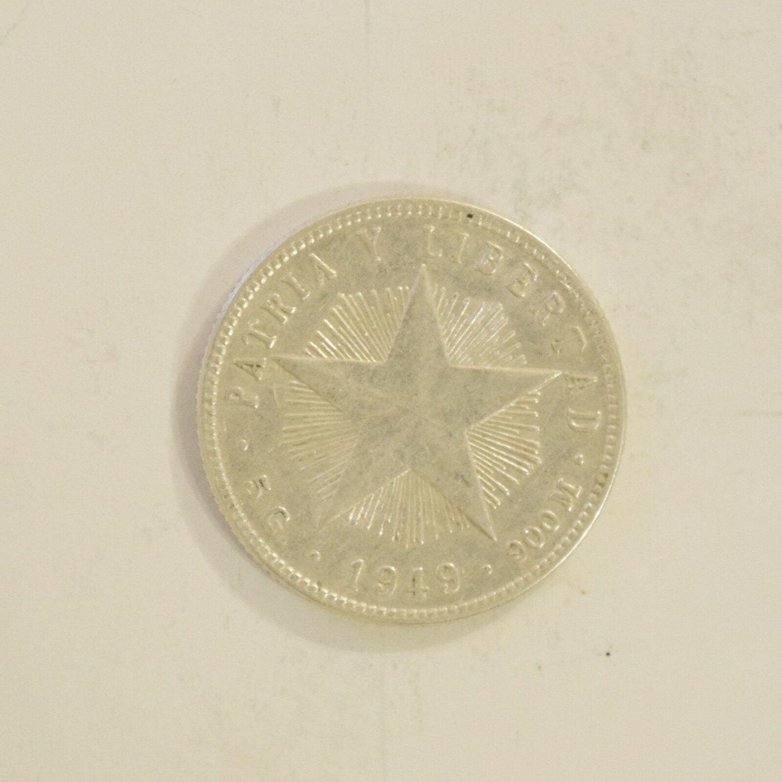 Монеты Куба 1949г. "VEINTE CENTAVOS" Регулярный выпуск XF