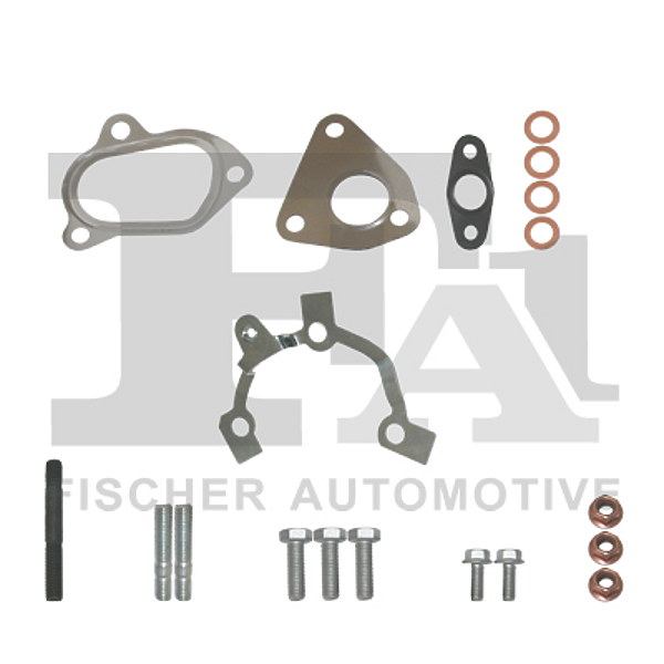 FISCHER KT120015 ремкомплект турбокомпрессора расширенный / opel: agila (a) (h00) 1.3 03-07, agila (b) (h08) 1.3