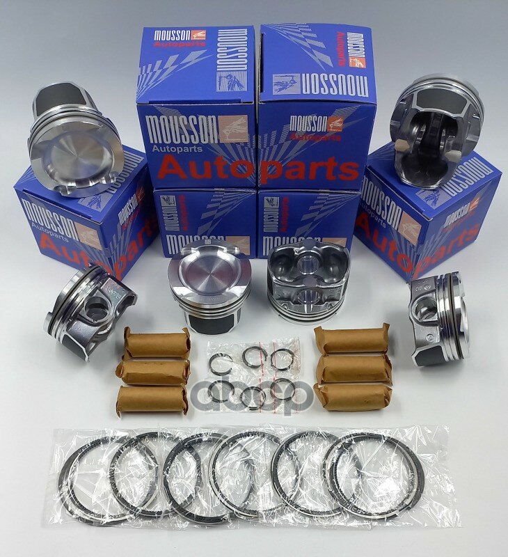 Поршень кольца комплект BMW 3,0L N54B30 на 1 цилиндр MOUSSON арт. SPRN54B30STD