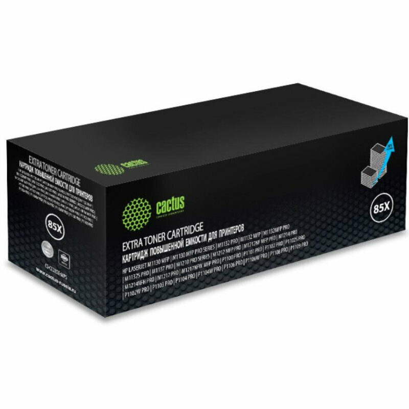 Картридж лазерный Cactus CE285X чер. ув. ем. для HP LJ M1130/1132/P1102, 1764897