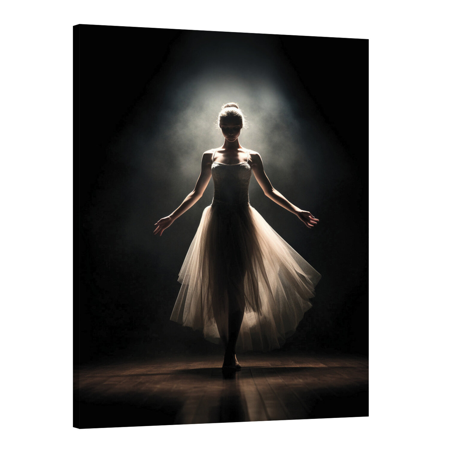 Интерьерная картина 50х70 "Эмоциональная балерина"