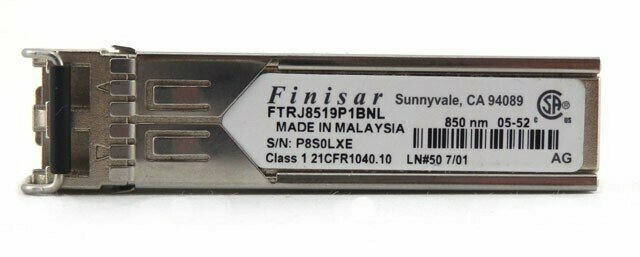 Трансивер Finisar FTRJ8519P1BNL SFP 1000BASE-SX до 2,125 Гбит 850 нм DDM разъем LC MMF до 500 метров