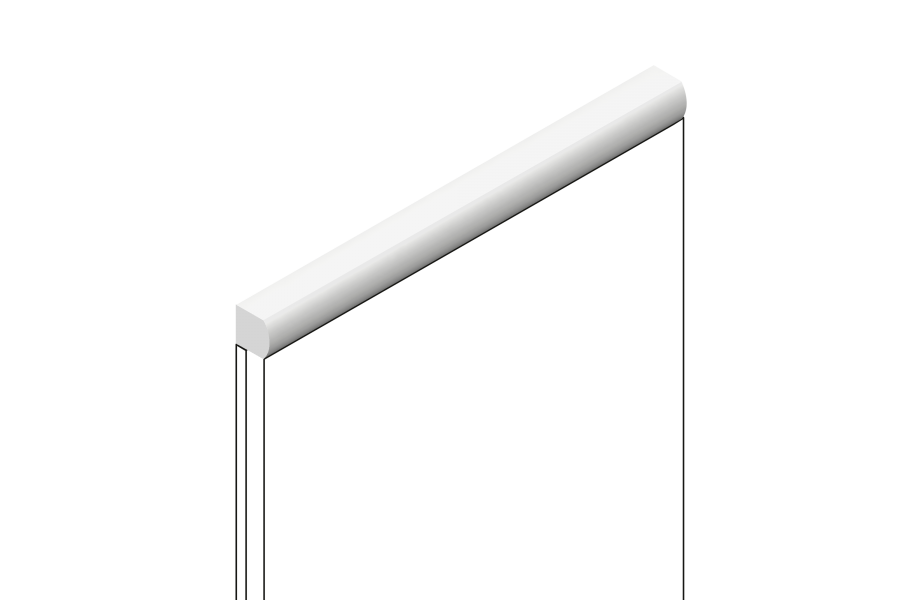 Финишный молдинг HiWood D15V2 (15*15*2700мм)