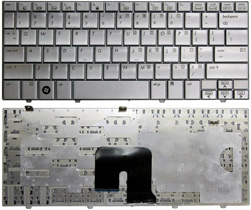 Клавиатура для ноутбука HP Mini 2133 2140 серебристая